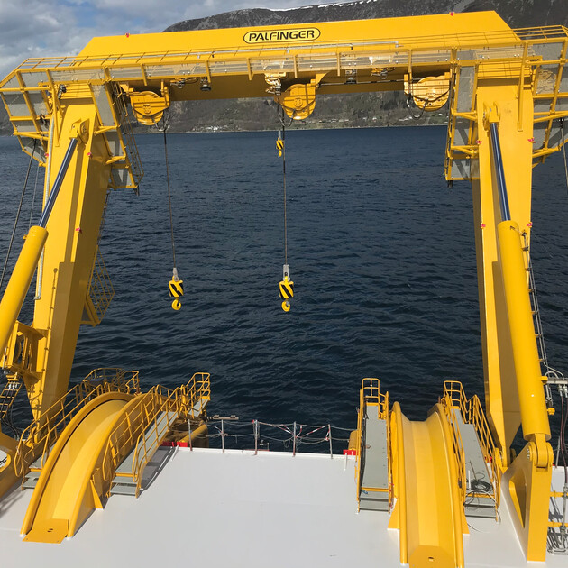 A-frames | PALFINGER MARINE