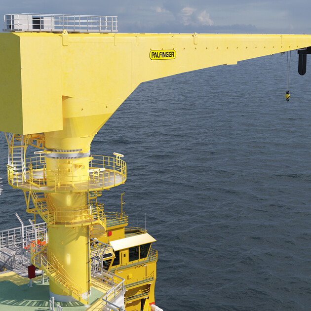Fully Electric Jib Cranes | PALFINGER MARINE
